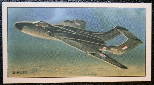 DE HAVILLAND DH 110 Düsenjäger Vintage Picture Card JB29 EUR 4,80 ...