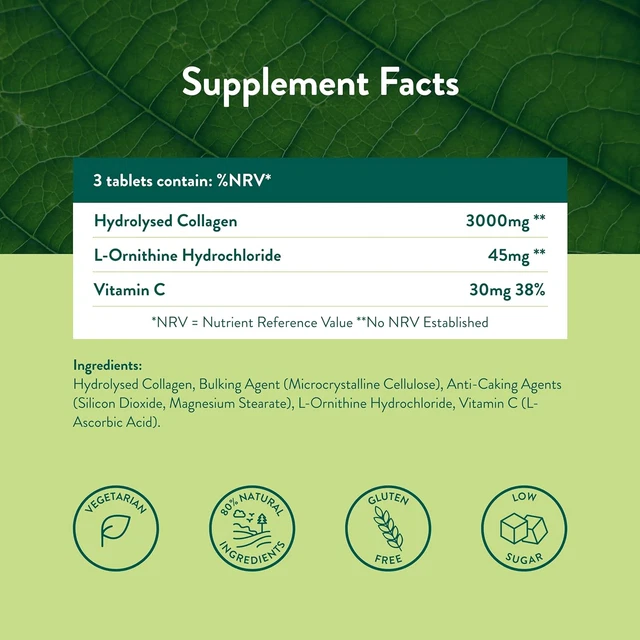 BOVINE COLLAGEN TABLET 3000Mg 90 Tablets £27.38 - PicClick UK