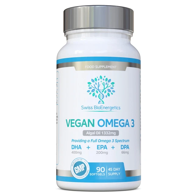 VEGAN OMEGA 3 Full Spectrum DHA, EPA & DPA 90 Softgels of Life’s Omega ...