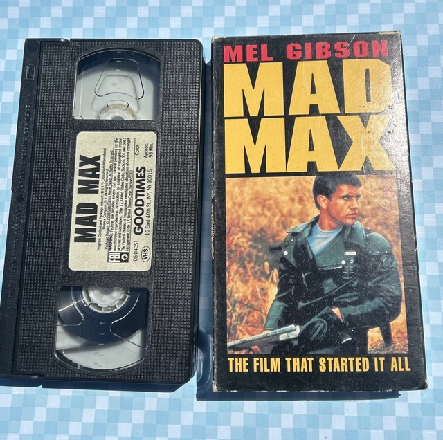 MAD MAX (VHS movie) Mel Gibson Goodtimes 1993 TESTED Combine Shipping £ ...