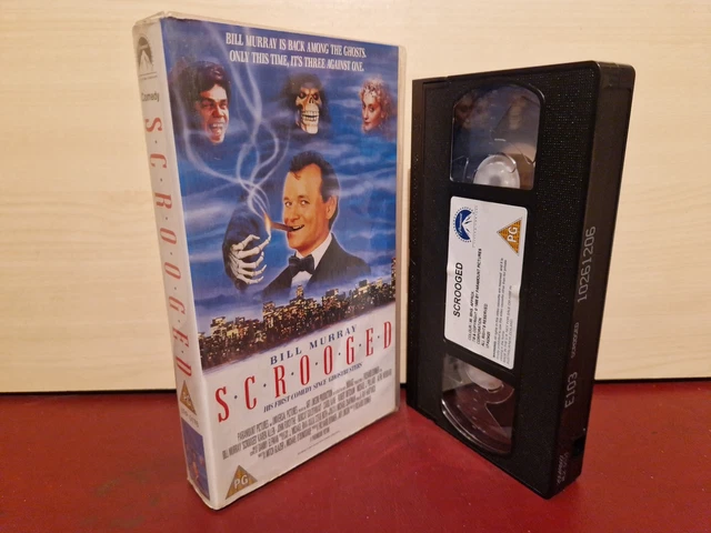 SCROOGED - BILL Murray - PAL VHS Video Tape (A241) £9.99 - PicClick UK