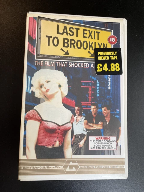 LAST EXIT TO Brooklyn VHS 1989 Big Box, Stephen Lang, Jennifer Jason ...