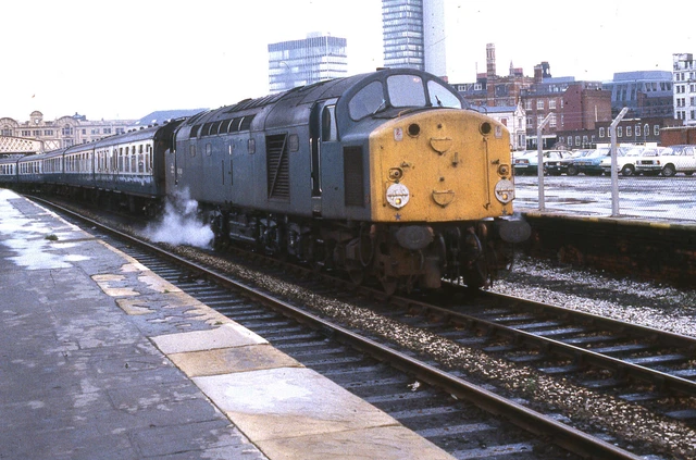 ORIGINAL COLOUR SLIDE of 40086 BR class 40 diesel loco £2.25 - PicClick UK