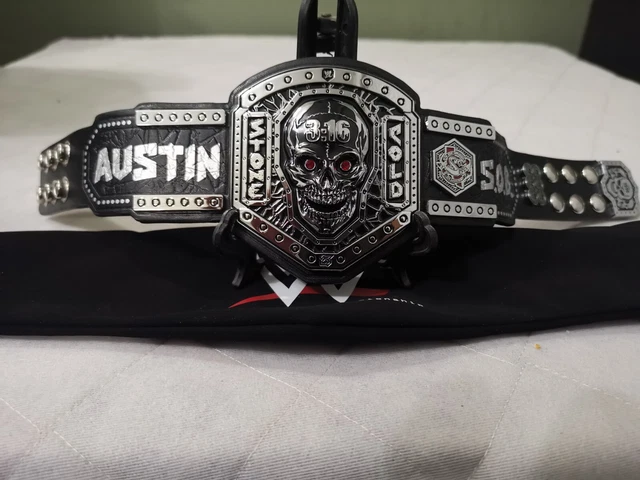 NEW WWE/WWF STONE Cold Steve Austin Mini Legacy Championship Title Belt ...