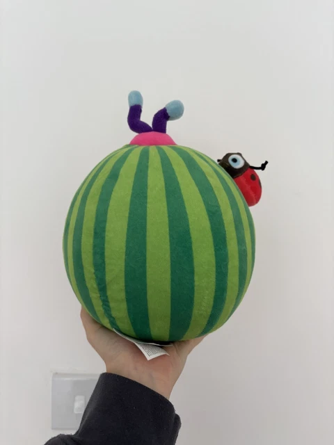 COCOMELON MELON WATERMELON Soft Squish Plush Doll Lady Bug Moonbug Baby ...