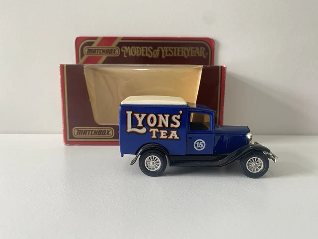 MATCHBOX MODELS OF Yesteryear 1930 Ford Model A Van - Lyons Tea Y22-1 £3.79 - PicClick UK