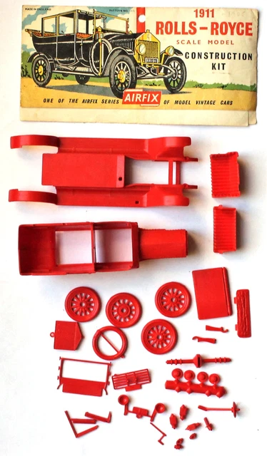 ROLLS ROYCE 1911 Airfix 1/32 Instructions anciennes ans 60 avec pièces ...