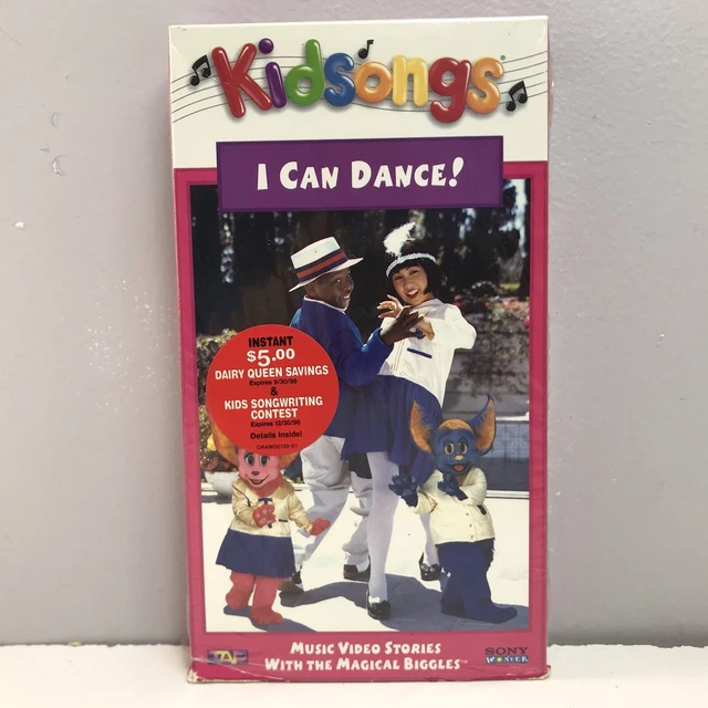 KIDSONGS I CAN Dance! VHS Video Tape Kids Sing Along Music Vids NEARLY ...
