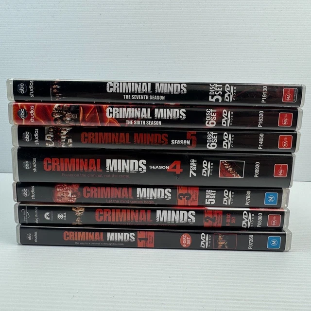 CRIMINAL MINDS : Seasons 1-7 DVD PAL Region 4 AU/NZ Free Postage $44.99 ...