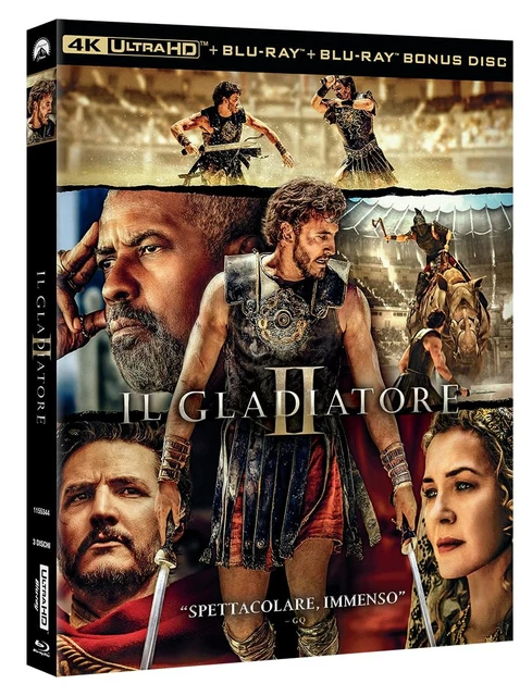 IL GLADIATORE II (4K UHD (4K UHD Blu-ray) Paul Mescal Denzel Washington EUR 46,39 - PicClick IT