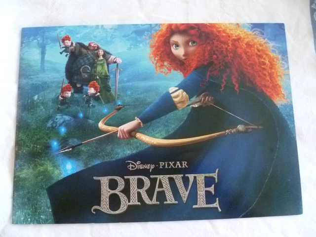 DISNEY'S PIXAR BRAVE commemorative 4 lithograph set 2012 Disney Store ...