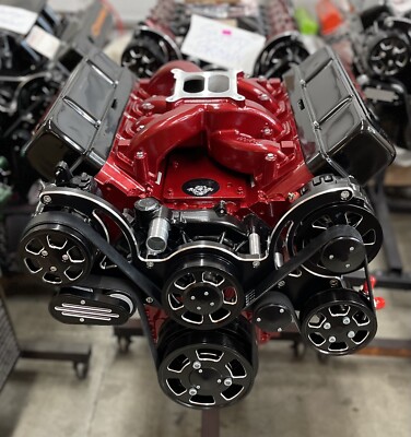 CHEVY LS 6.2L 580HP COMPLETE CRATE ENGINE PRO-BUILT/ 366 /370 LQ LS2 ...