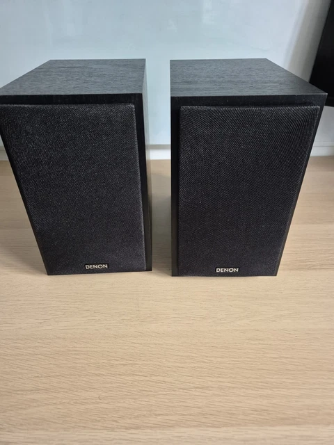 DENON SC-M41 BOOKSHELF Speakers - Black SCM41 £40.00 - PicClick UK