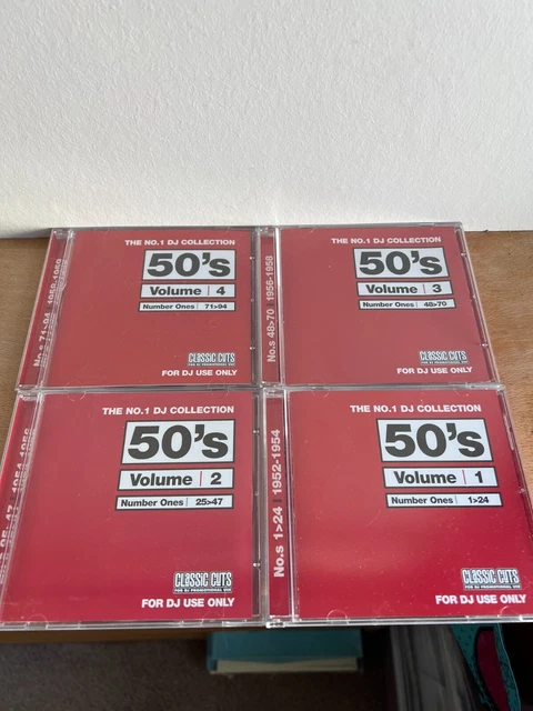 THE NO.1 DJ Collection ~ 1950's Complete 1-4 ~ VGC ~ DJ Use Only ~ £29. ...