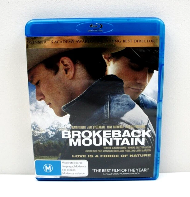 BROKEBACK MOUNTAIN BLU Ray 2005 Heath Ledger Region B - Free Postage ...