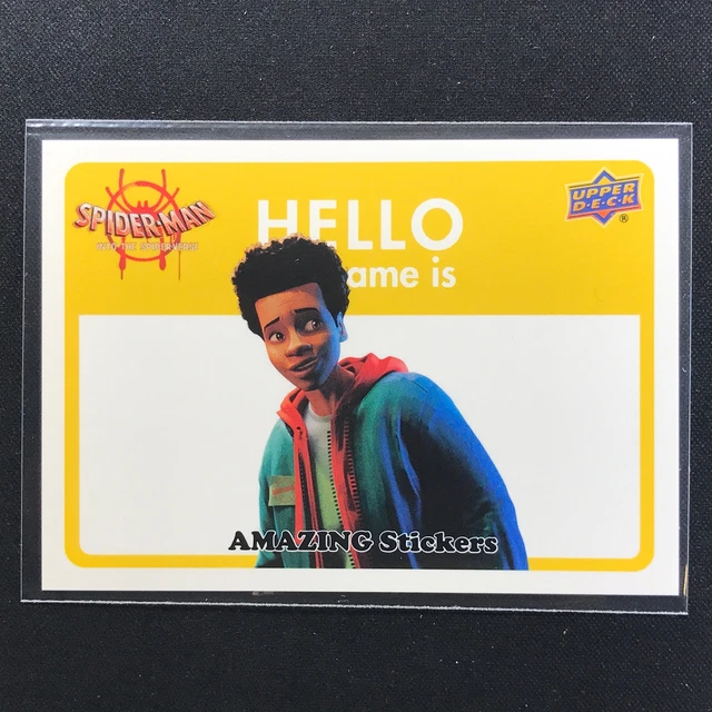 2022 SPIDER-MAN INTO The Spider-Verse MILES MORALES Amazing Stickers ...