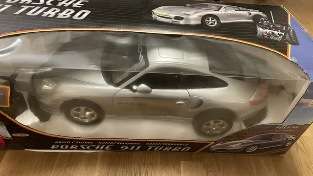 NEW BRIGHT SILVER Porsche 911 Turbo Radio Controlled Model Car £52.68 ...