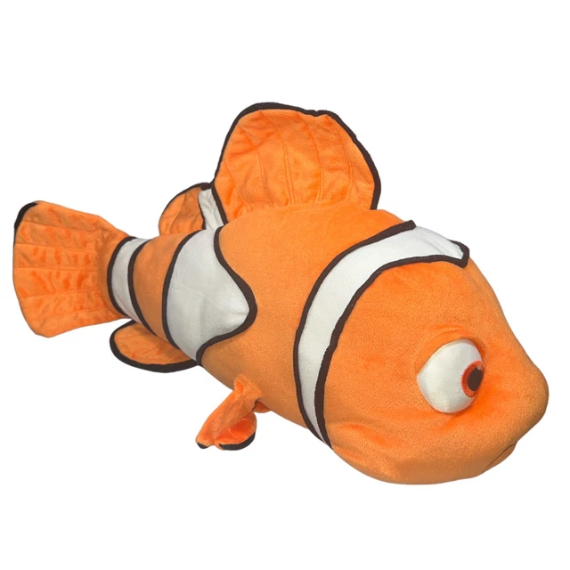DISNEY HASBRO FINDING Nemo Jumbo Clown Fish LARGE 28" Little Fin ...