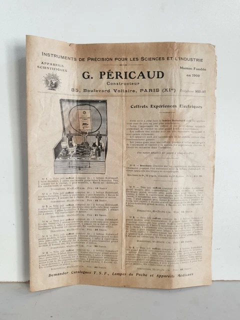 CATALOGUE JOUET PERICAUD Radiguet vapeur électricité scientifique EUR ...