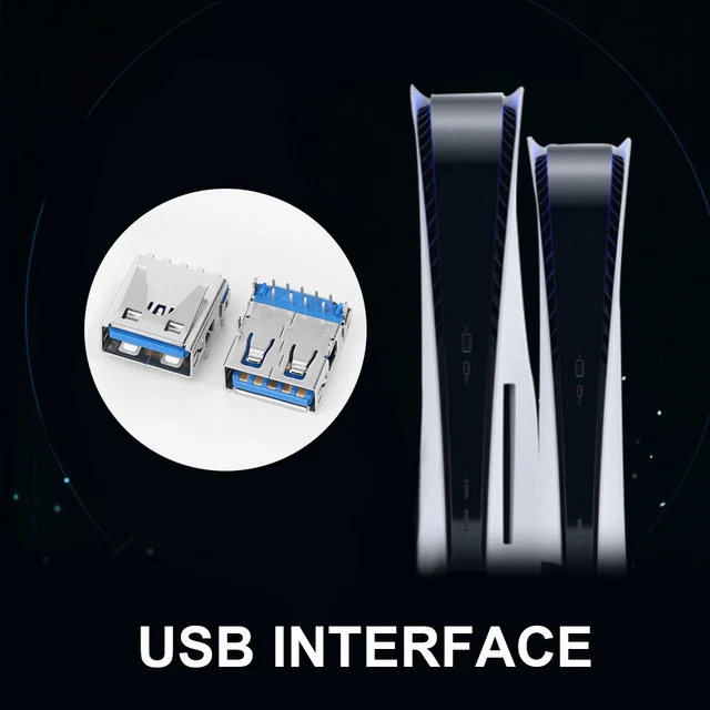5PCS USB PORT Socket Professional USB Port Socket Connector for PS5 ...