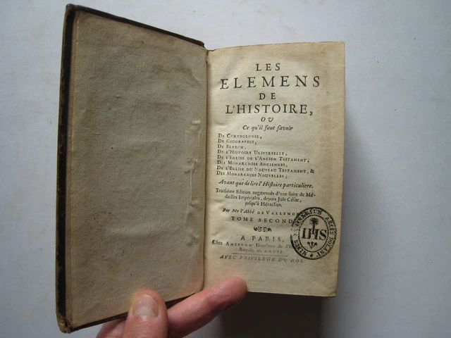 RARE ED. LES Elements De L'histoire Geographie Blason Religion Emblemes ...