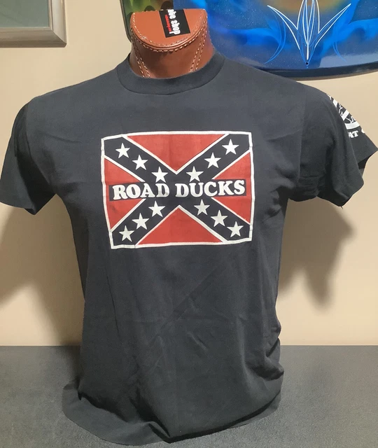 ORIGINAL 1980'S VINTAGE Road Ducks 50/50 poly cotton t-shirt sz. XL ...