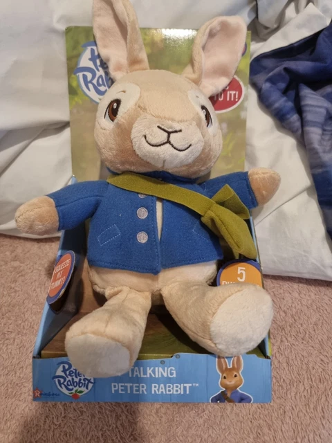 NEW RAINBOW DESIGNS Talking Peter Rabbit Soft Plush Toy £21.99 ...