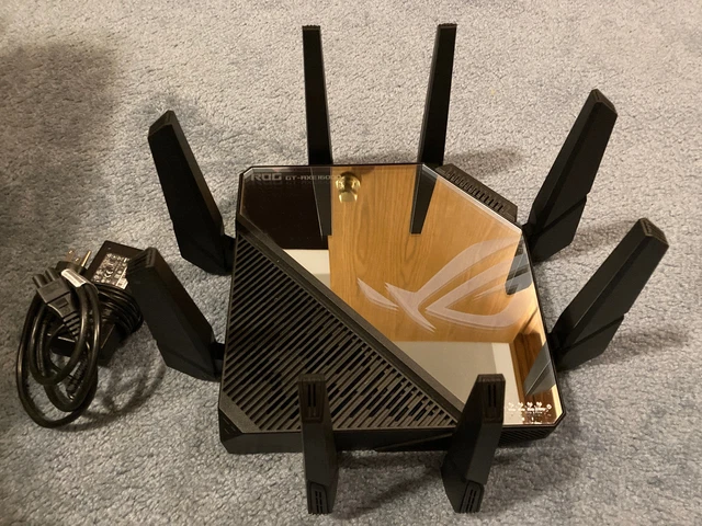 ASUS ROG RAPTURE GT-AXE16000 Quad-Band Wi-Fi 6E Gaming Router $350.00 ...