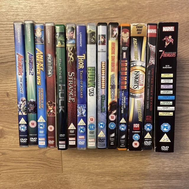 ULTIMATE MARVEL ANIMATION DVD Bundle £15.00 - PicClick UK