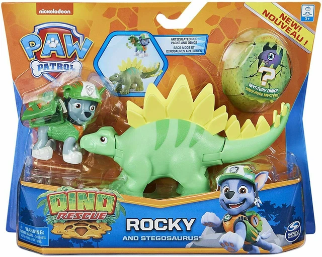 PAW PATROL DINO Rescue Rocky And Stegosaurus NEW EUR 9,11 - PicClick FR