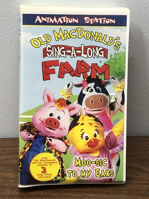 RARE 1983 ANIMATION Station Old MacDonalds Sing-A-long Farm DIC 2003 ...