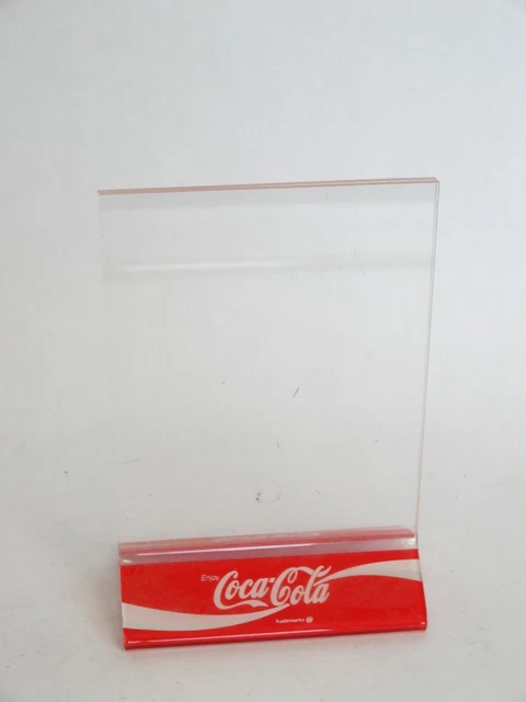 VINTAGE COCA COLA Menu Stand/Picture Holder Restaurant Style Table ...