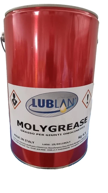 LUBLAN MOLYGREASE GRASSO Per Giunti Al Bisolfuro Di Molibdeno Per Ralle ...