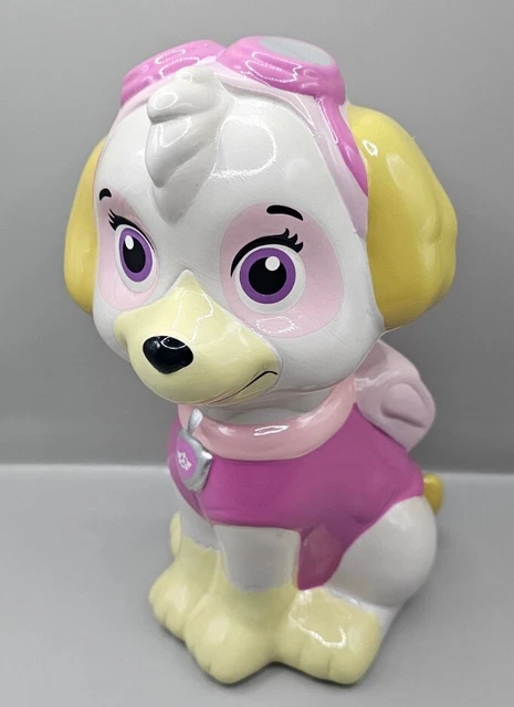 PAW PATROL SKYE Ceramic Money Box 9" Piggy Bank Spin Master 2016. £18. ...