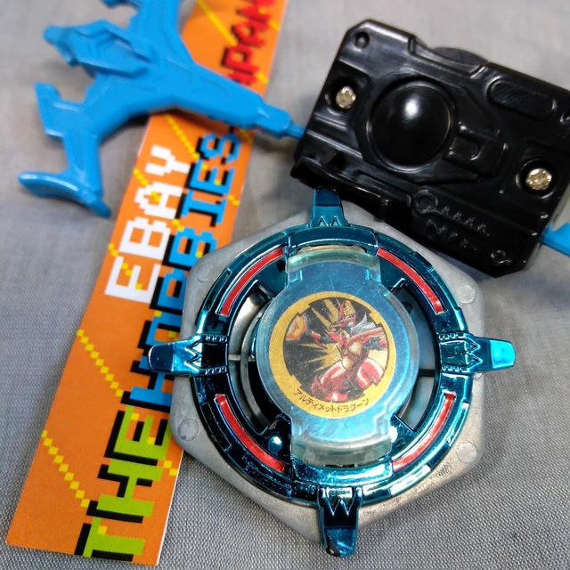 ULTIMATE DRAGOON BLUE Mekki - Takara Beyblade RB1 Spin Plated 01 Tyson ...