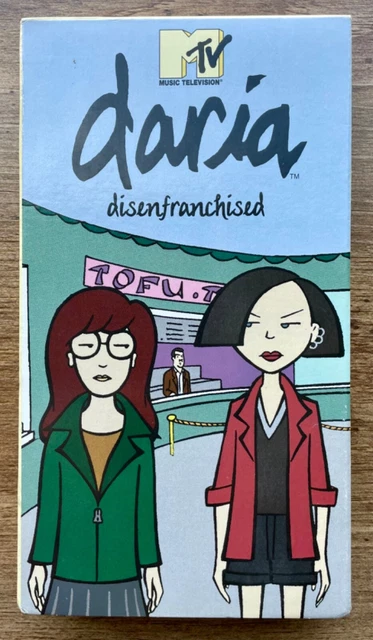 DARIA DISENFRANCHISED VHS Music Television Vintage 1999 MTV Cartoon TV ...
