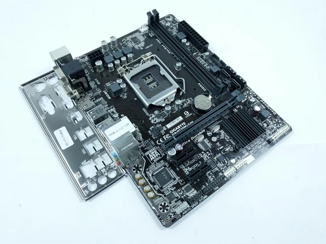 GIGABYTE GA-H110M-S2H LGA1151 DDR4 Micro-ATX Motherboard w/ BP £65.99 - PicClick UK