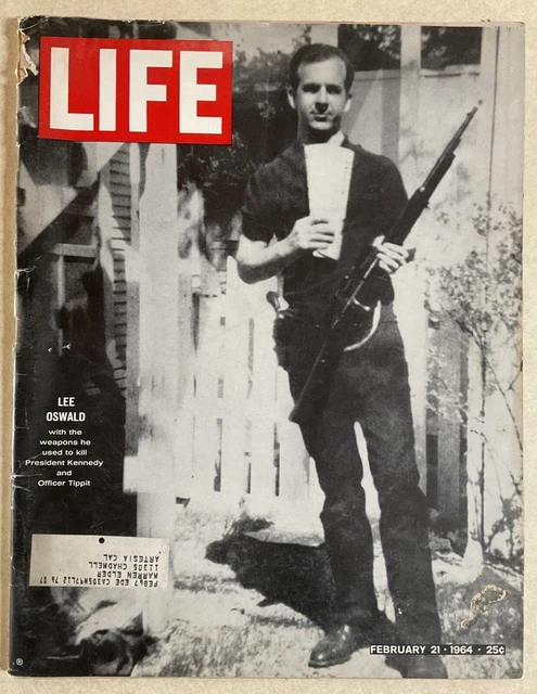 LIFE MAGAZINE FEBRUARY 21, 1964 Lee Harvey Oswald w/Rifle-Ads-Beatles ...