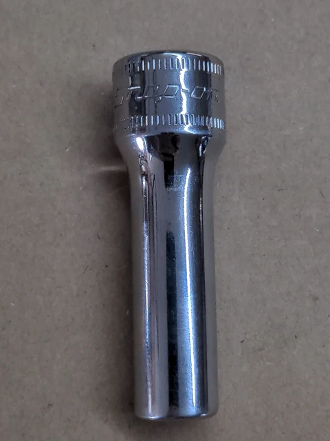 SNAP ON TOOLS SFSM9 3/8" Drive 9mm Metric 6 Point Deep Chrome Socket ...