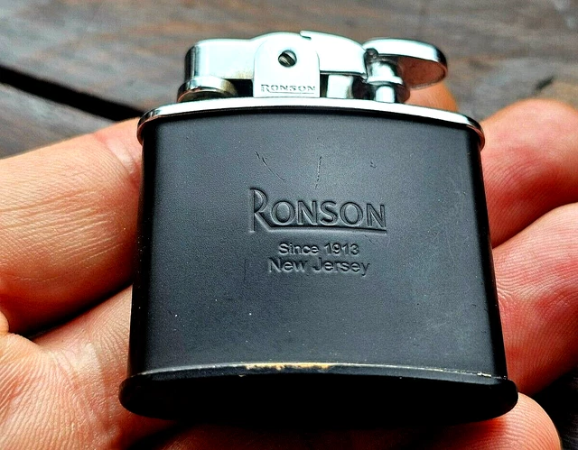 RARE VINTAGE RONSON STANDARD U.S. Model 1943 NEW JERSEY Petrol Lighter Working £55.00 - PicClick UK