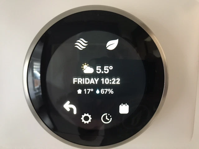 NEST THERMOSTAT 3RD Generation Learning Display Only SILVER !!! £49.99 ...