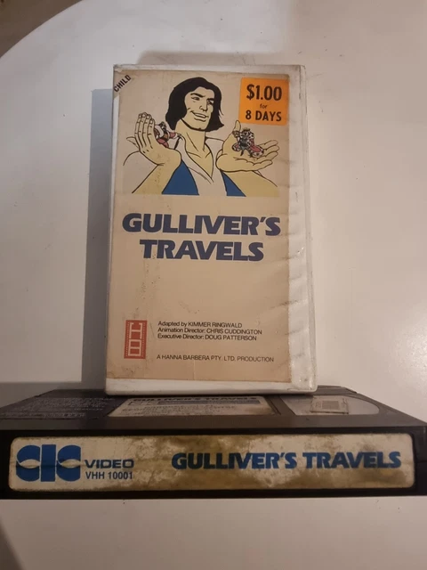RARE GULLIVERS TRAVELS VHS - Animation Video Tape 1997 EX RENTAL £18.64 - PicClick UK