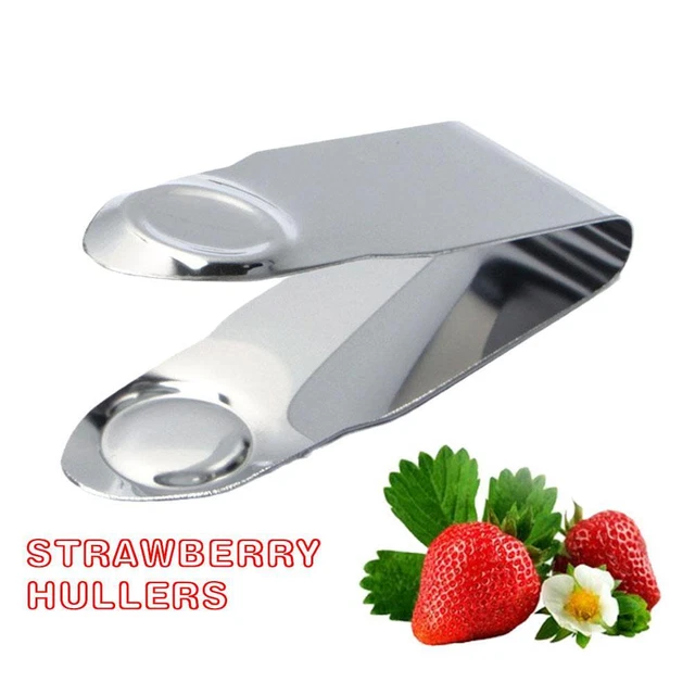 STAINLESS STEEL STRAWBERRY Huller with Multifunction Stem Remover and ...