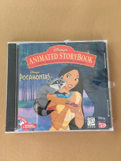 DISNEY POCAHONTAS ANIMATED Storybook Computer Game Series Meeko Read ...