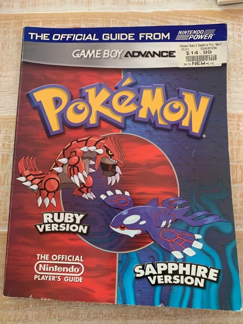 POKÉMON RUBY & Sapphire - Official Strategy Guide - Nintendo Power (GBA ...