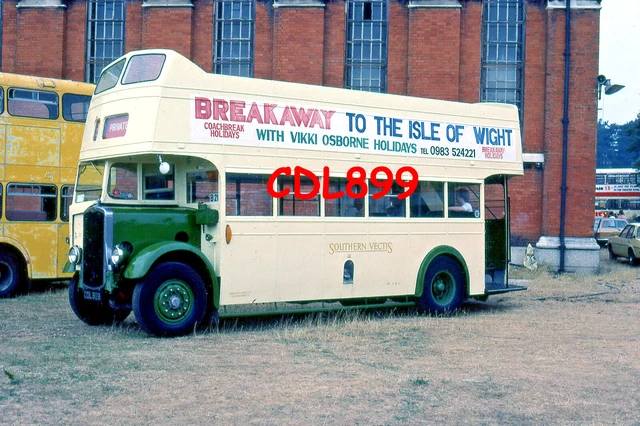 BUS SLIDES 2 Original CDL899-Southern Vectis-702-Bristol K5G-ECW/SVOC ...