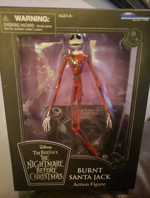 DISNEY TIM BURTON'S The Nightmare Before Christmas Burnt Santa Jack ...
