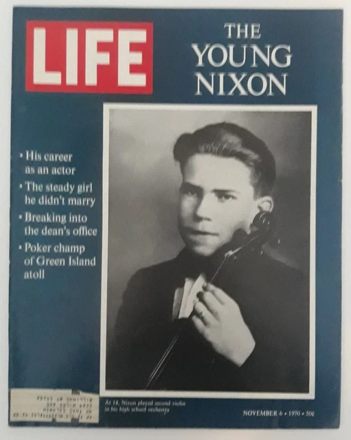 LIFE MAGAZINE NOVEMBER 6 1970 Young Nixon Lem Barney Detroit Lions ...