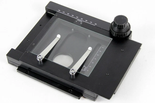 MÜLLER XY MESSTISCH Kreuztisch für Stereomikroskope Müller Optronic ...