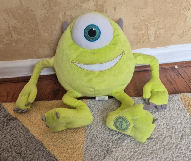 DISNEY STORE PLUSH Pixar Mike Wazowski Monsters Inc Teddy Soft Toy Free ...